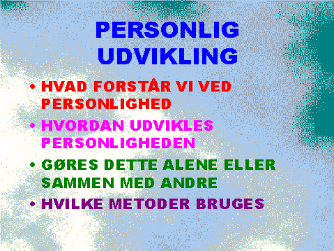 Personlig udvikling | Paulis Hjemmeside